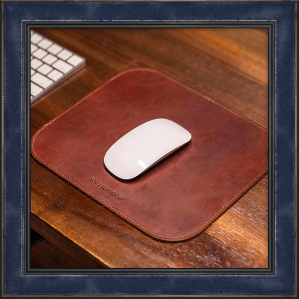 The Architect Fine Leather Mouse Pad - Wild Mountain Trading Co